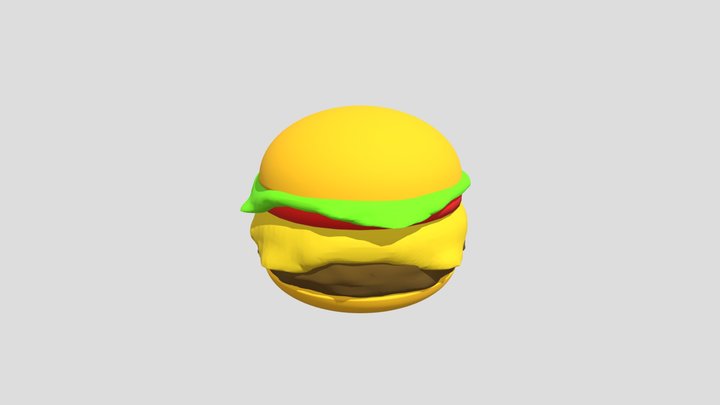 Cheeseburger 3D models - Sketchfab