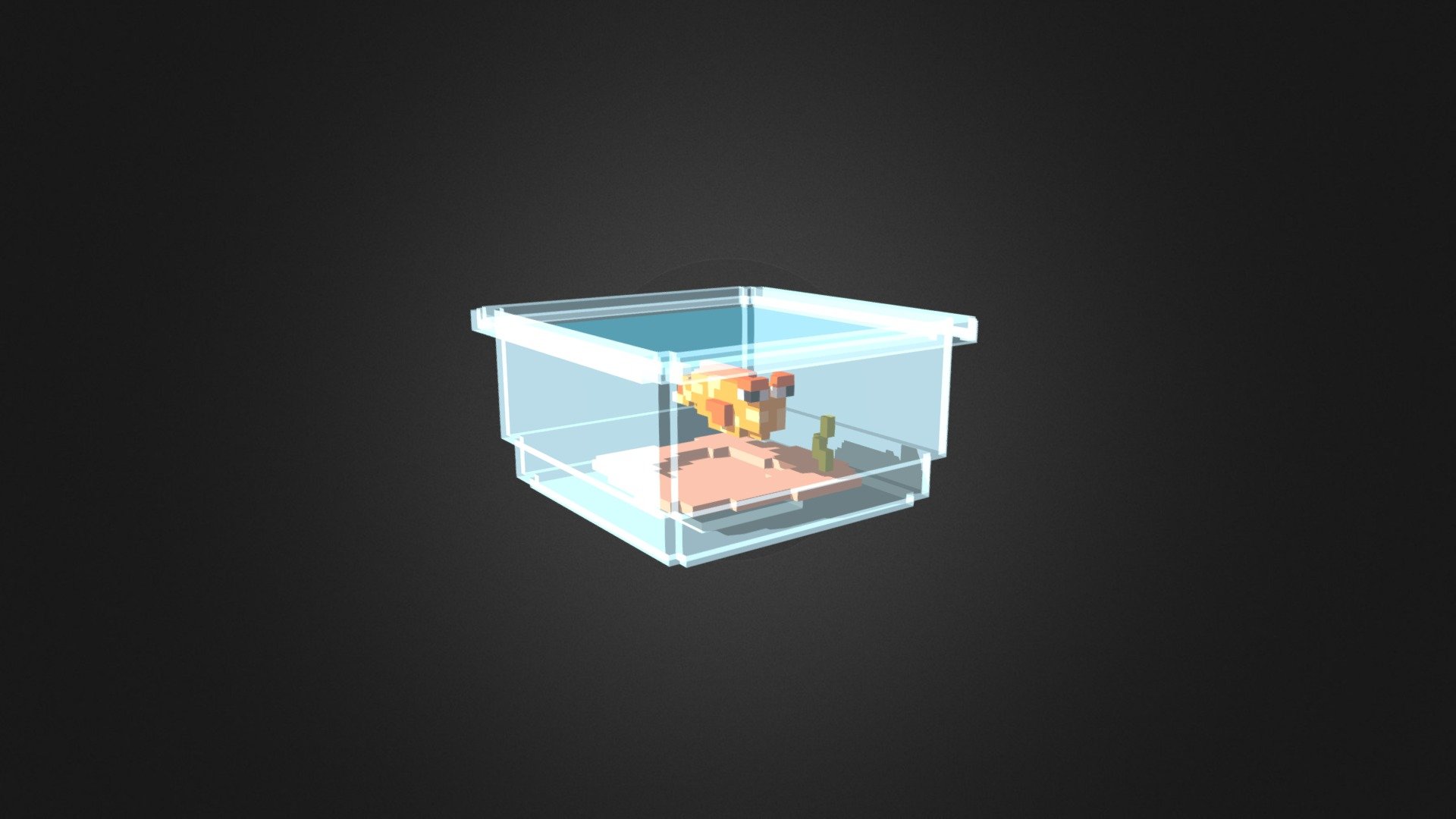 Fish in a tank - 3D model by Lix3nn [9f9a5d7] - Sketchfab