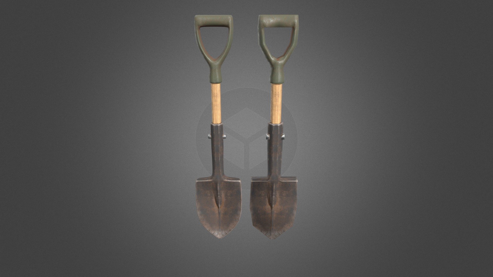 Shovel Low/High Poly - Download Free 3D model by abass20 [9f9cff0 ...