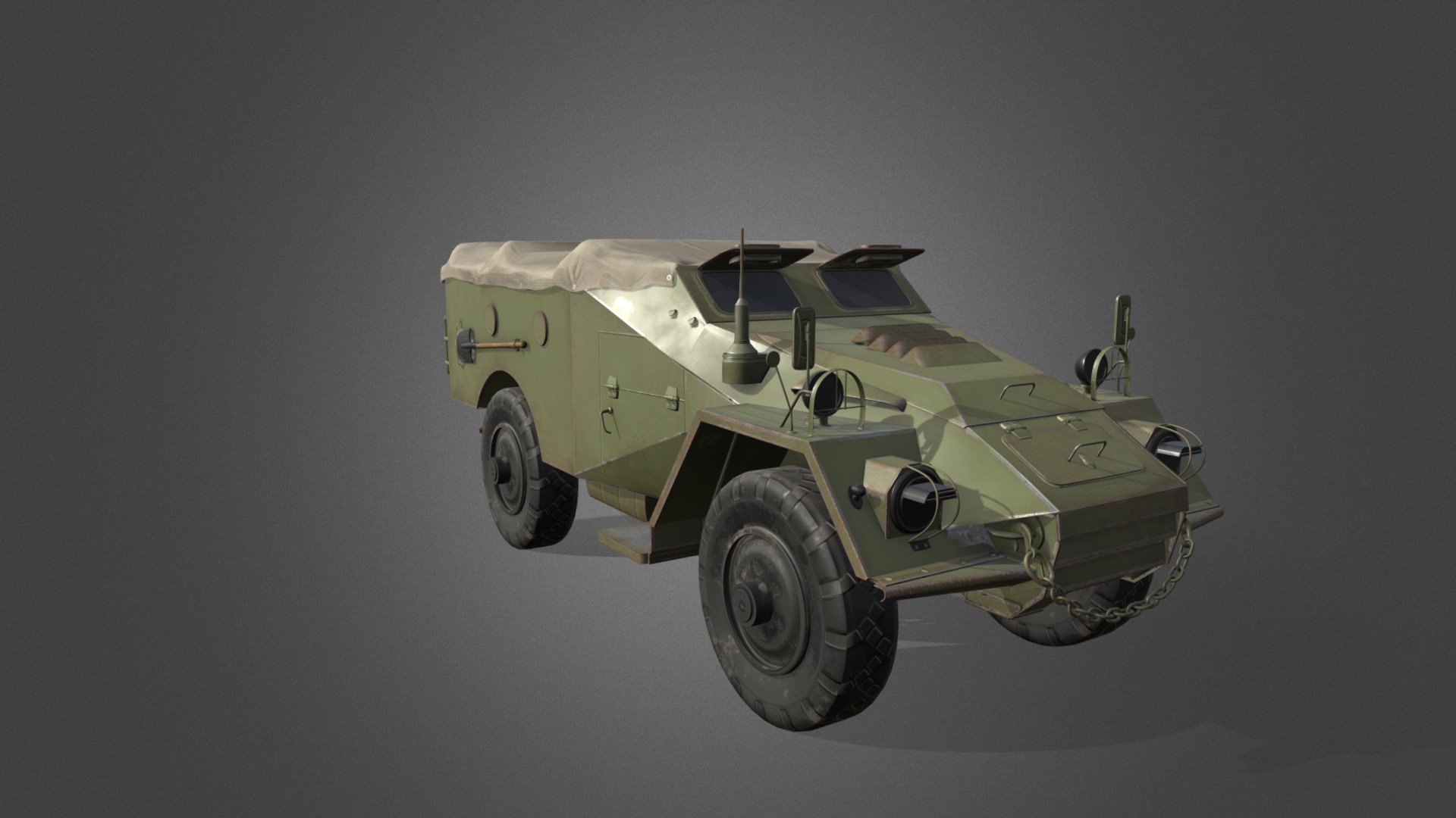 BTR 40 - 3D model by berthemary [9f9d205] - Sketchfab