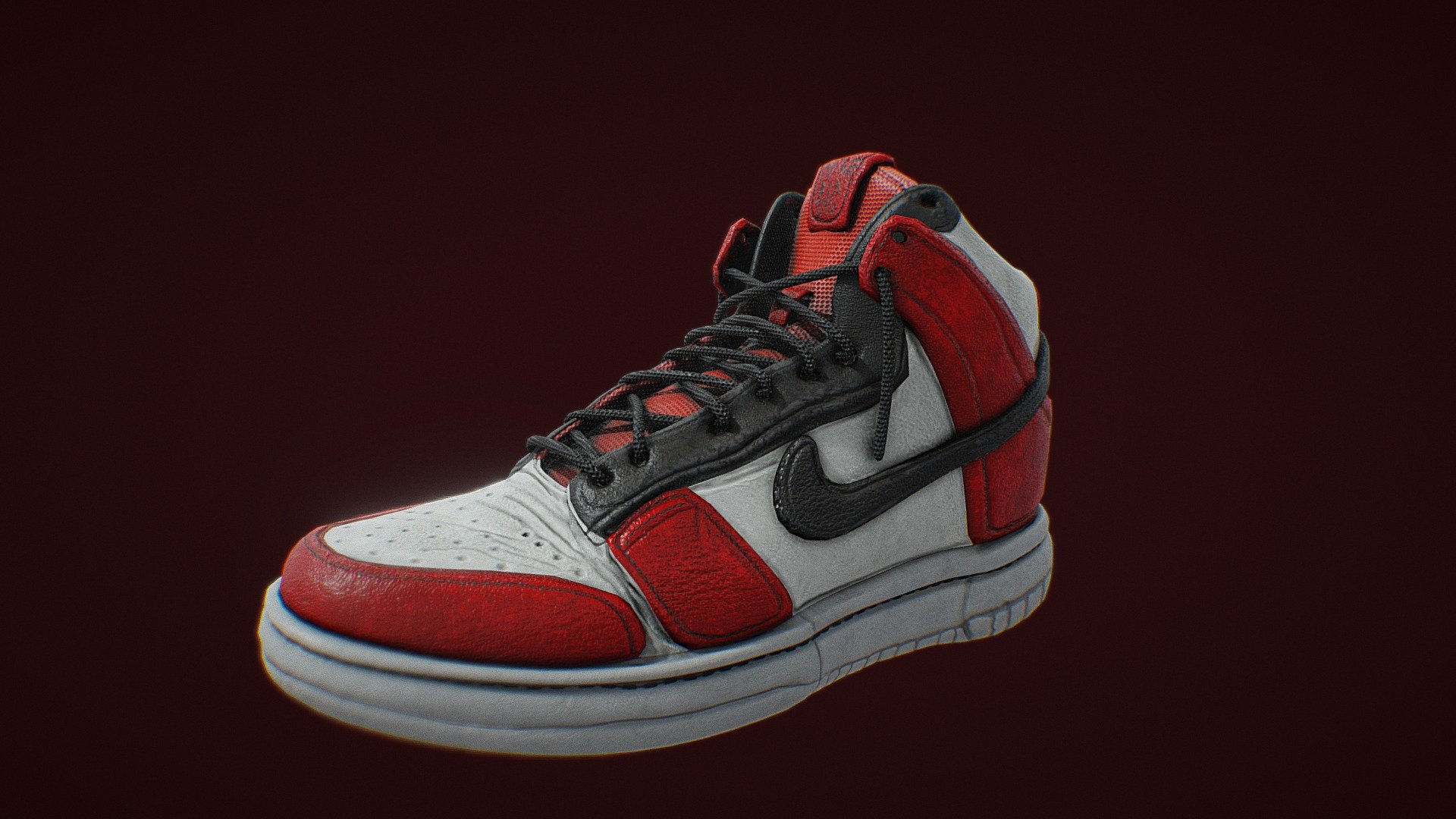 Nike Dunk Hi - 3D model by Aleksandr Sagidullin (@jintrim3) [9f9d4c0 ...