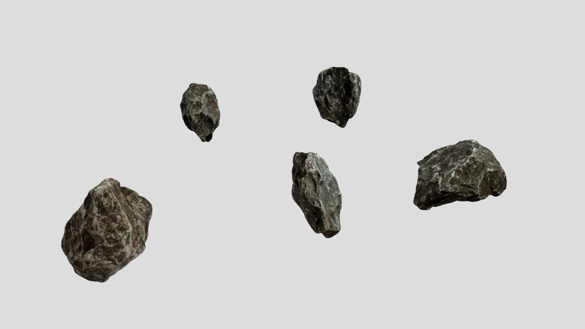 Grey Rock Pack 001 - Buy Royalty Free 3D model by EBTRR [9f9e624 ...