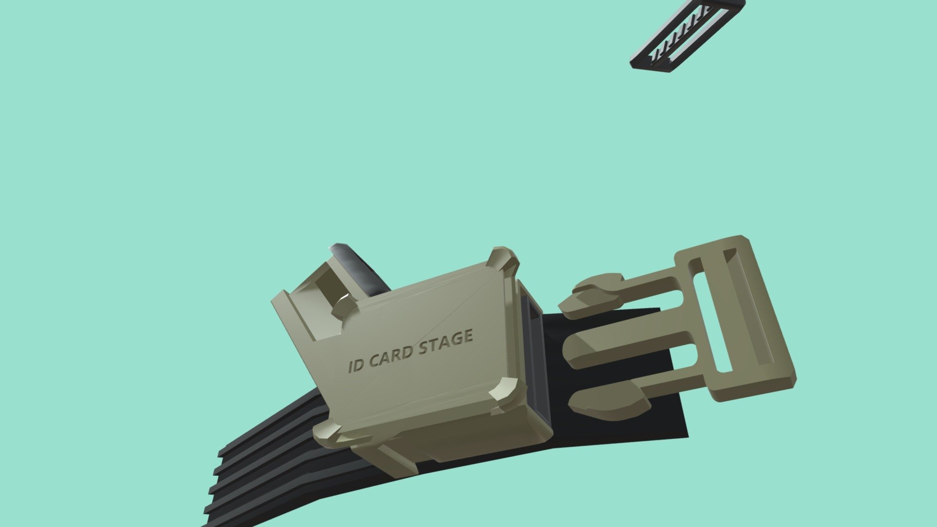 Diagonal Strap Identity shoulder harness - Download Free 3D model by ...
