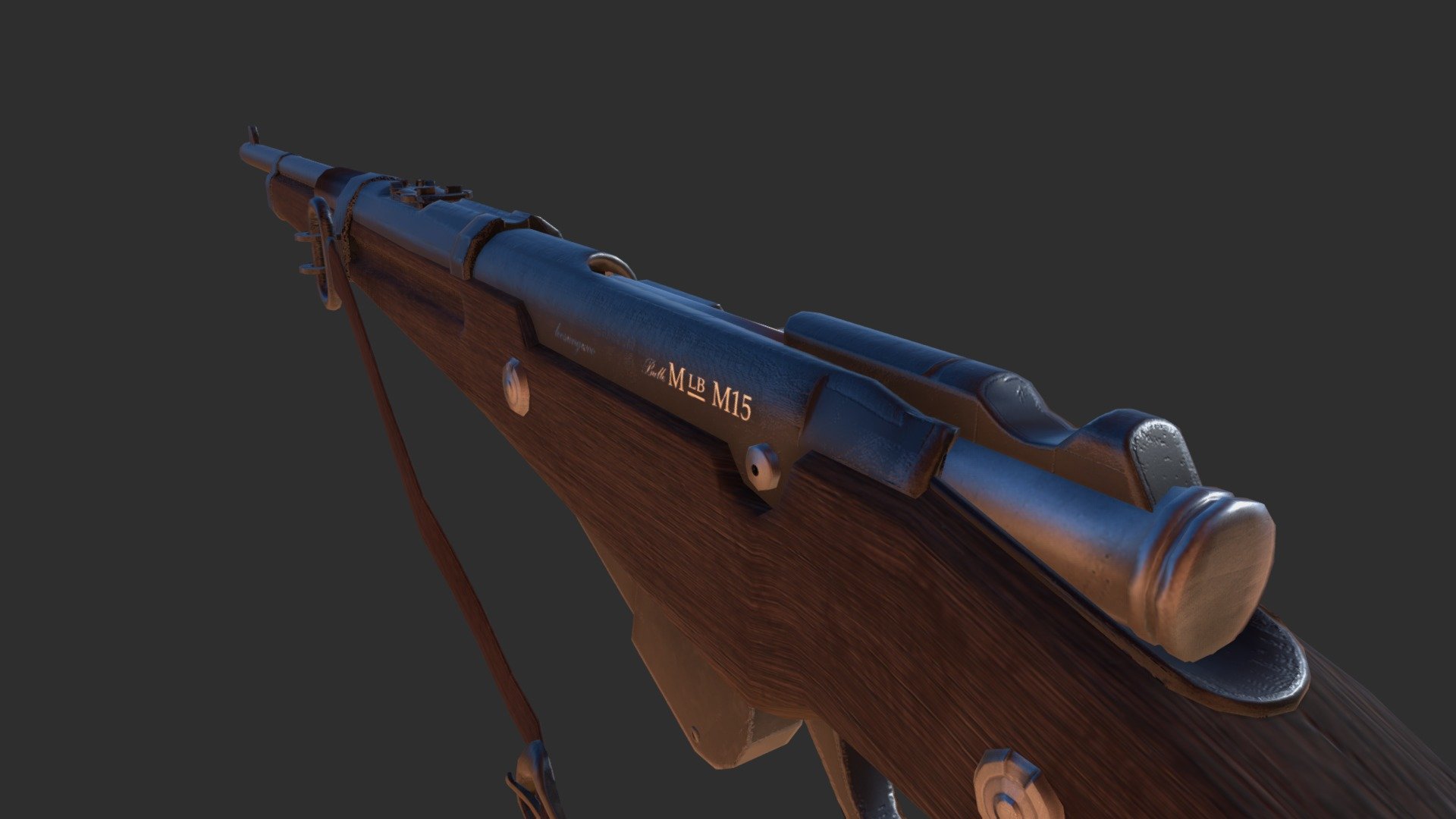 medieval rifle - 3D model by leesungwoo (@sparkylee) [9fa3339] - Sketchfab