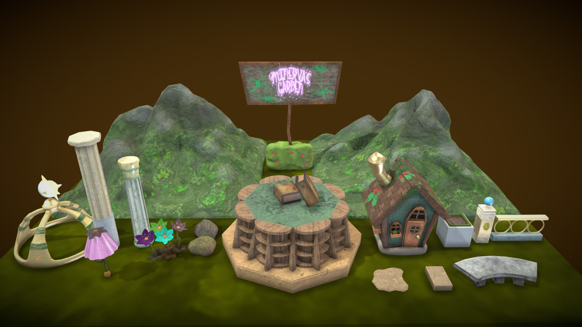 Scene Enviornment Props - 3D model by sungjoon [9fa371f] - Sketchfab