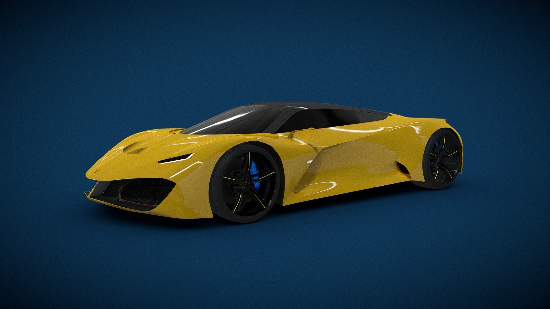 Afsona - Modern Electric Vehicle - Hyper Car - Download Free 3D model ...