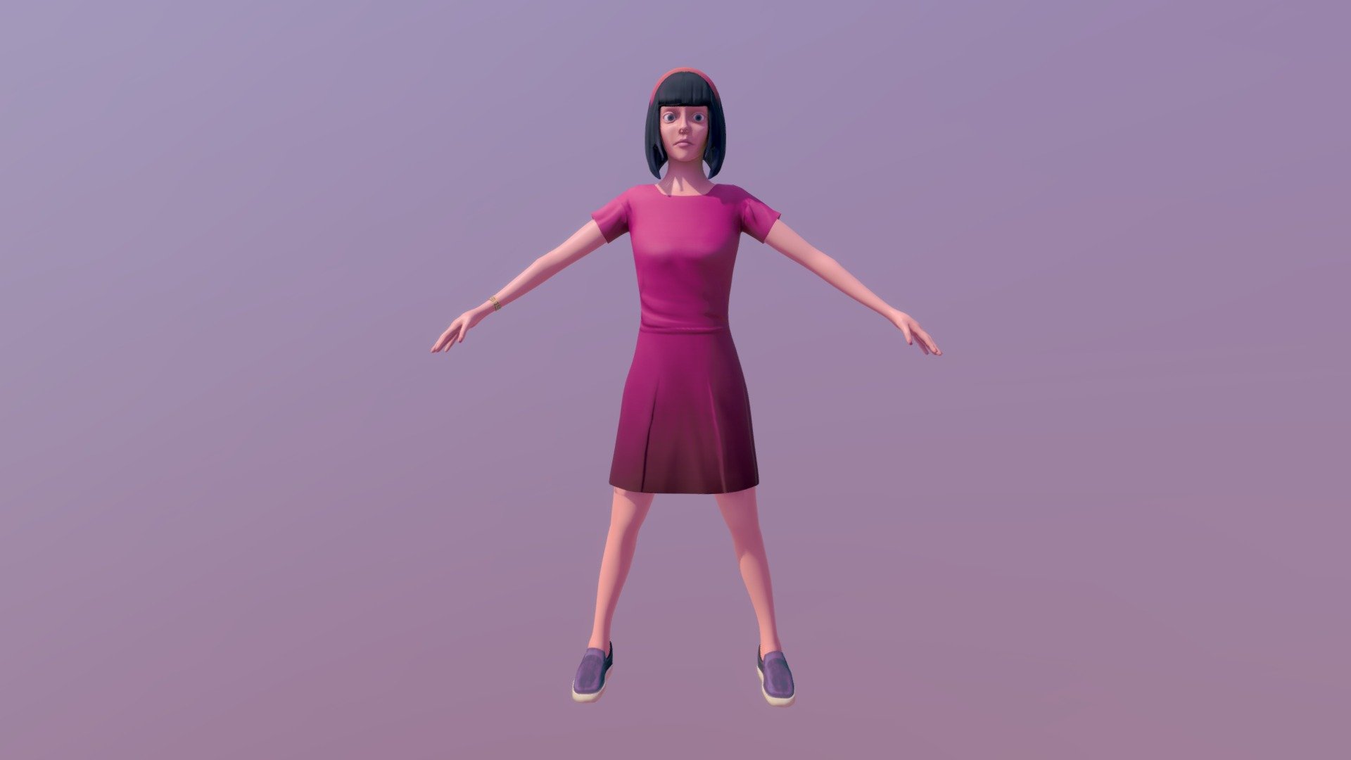 Anita - Female Character - Download Free 3D model by karma ...