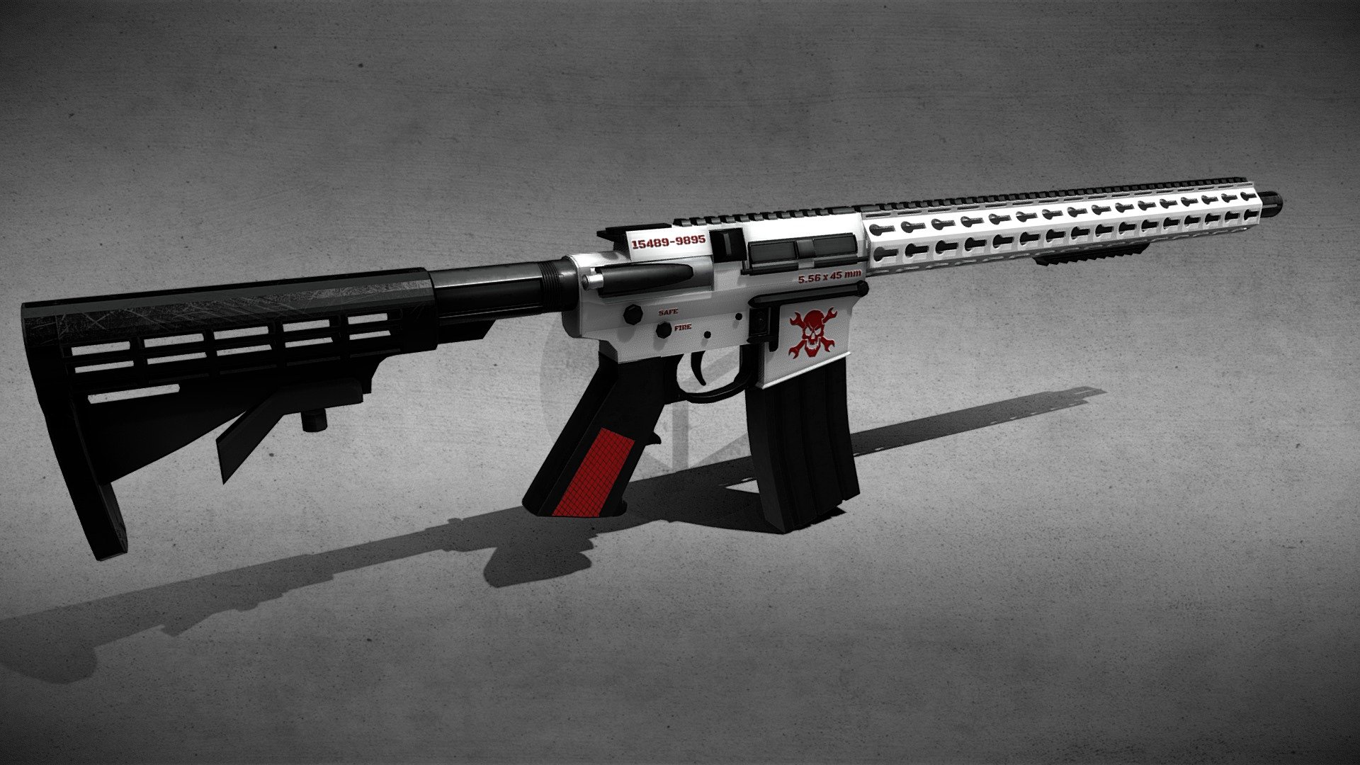 Bushmaster-450-Custom - 3D model by Cécile Amstad (@c.m.a) [9fa7fa8 ...