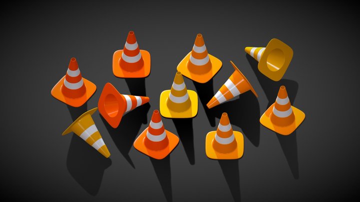 Traffic-cone 3D models - Sketchfab