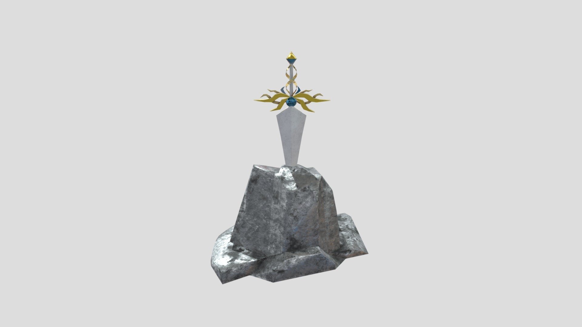 The Sword in the Stone - 3D model by caulsl1 [9fab291] - Sketchfab