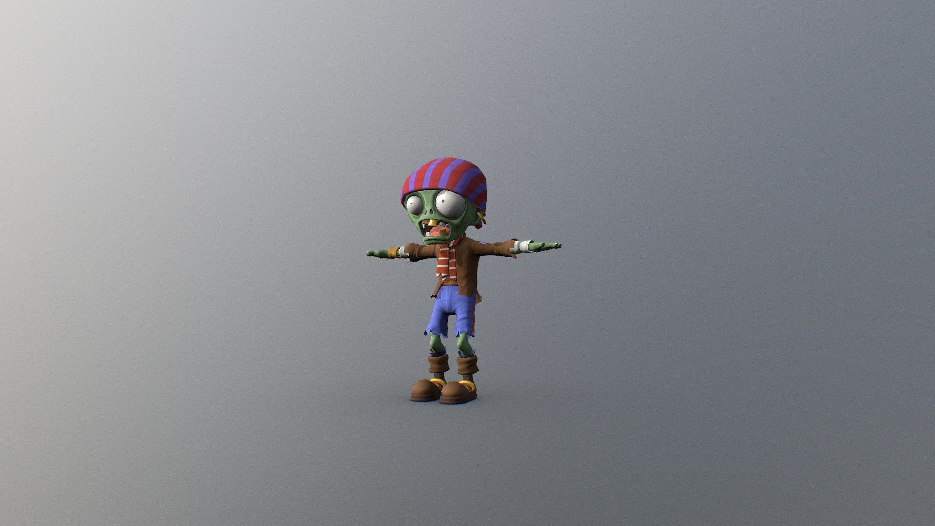Zombie Thin - 3D model by Nguyen.Luong.Tho [9fac5e4] - Sketchfab