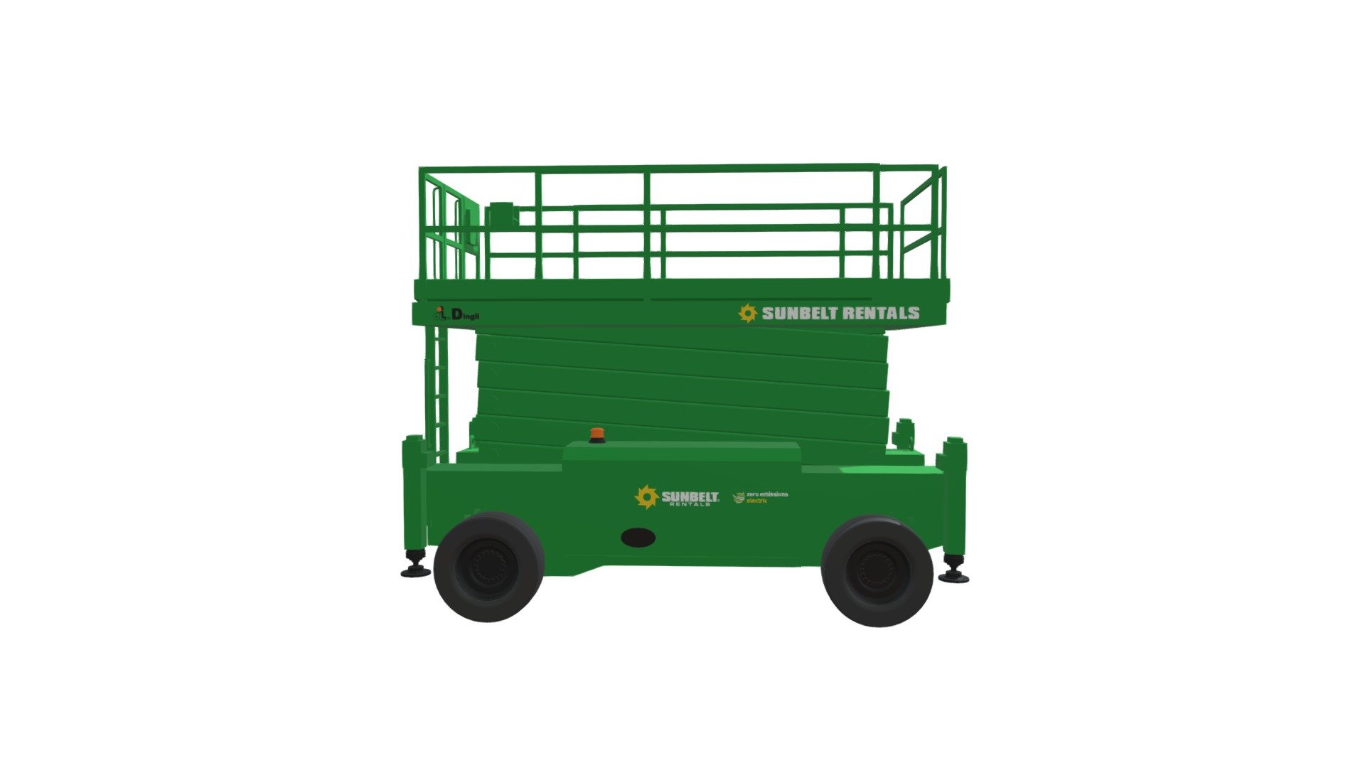 Electric Scissor Lift Dingli 2223DC - 3D model by bimstore (@Revitspace ...