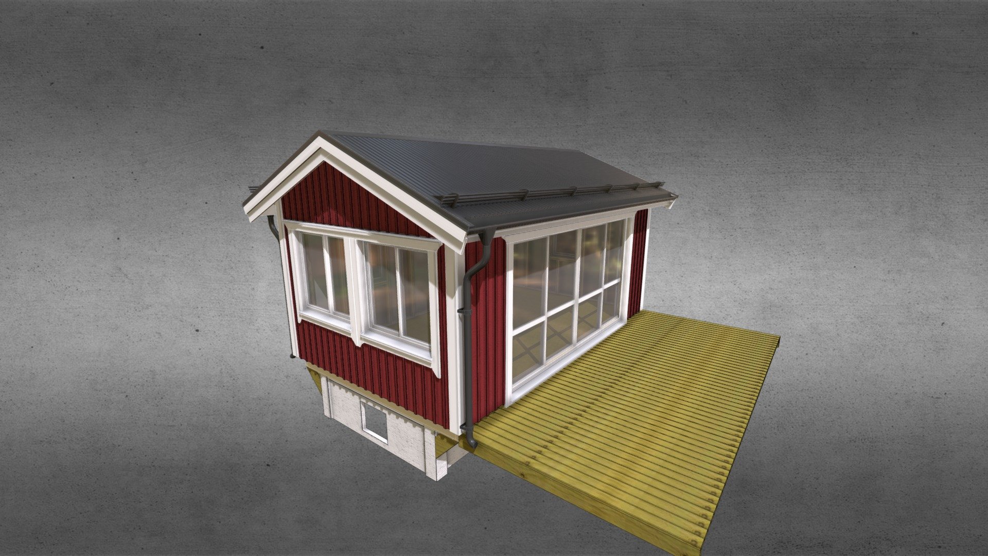 Jon Melander gäststuga - 3D model by Anagena bygg och snickeri AB ...