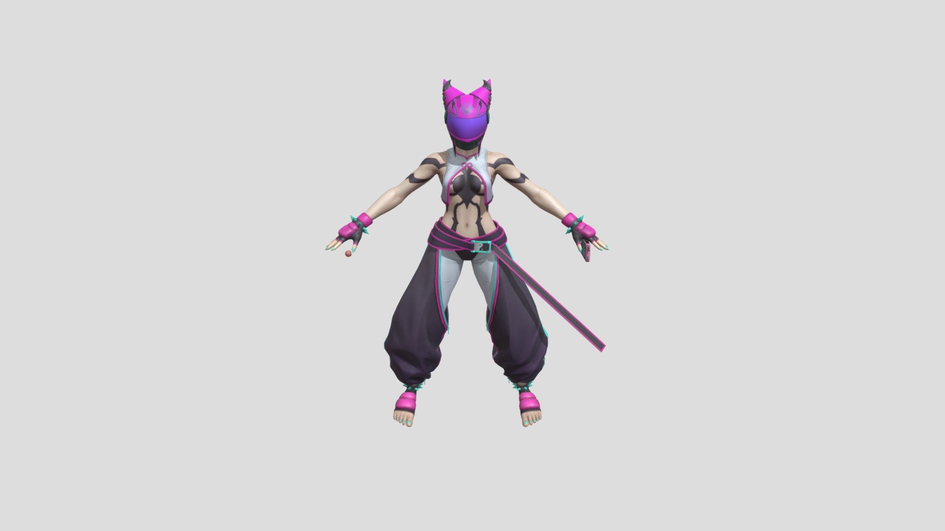 Juri Han - KOF All Stars - Download Free 3D model by Chechorams16 ...
