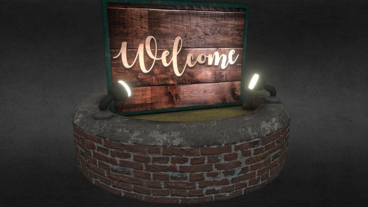 Signage 3D models - Sketchfab