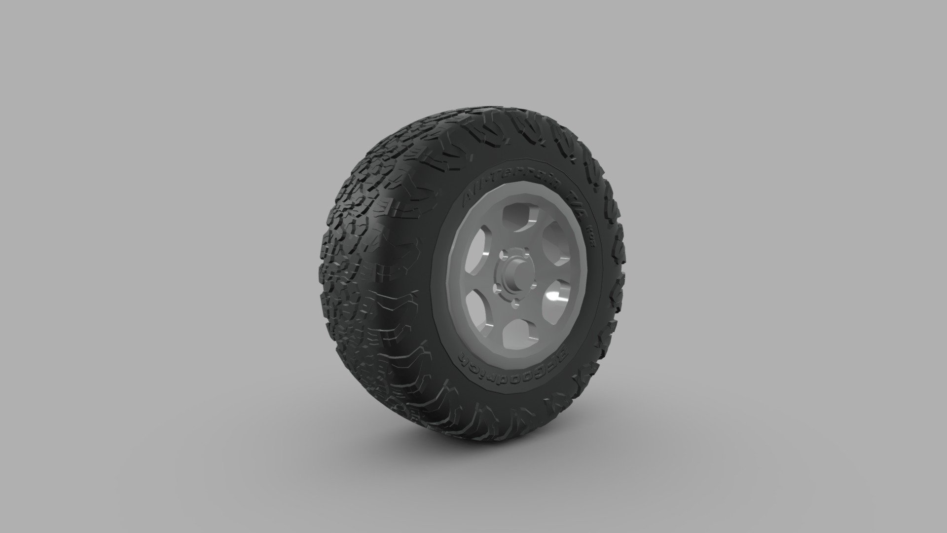 BF Goodrich All - Terrain TA KO2 Tire - Buy Royalty Free 3D model by ...