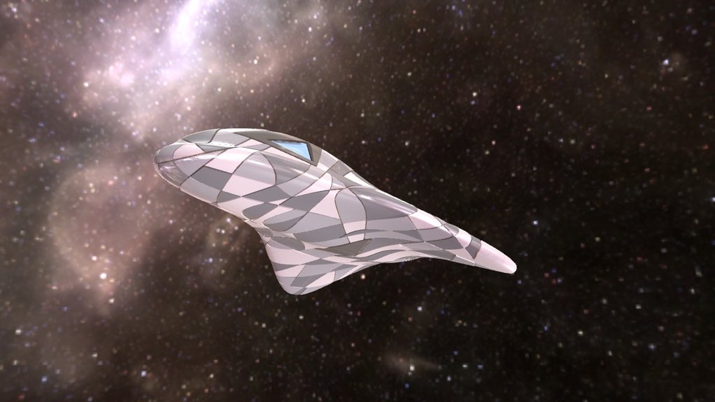 Alien Shuttle 2 - 3D model by roger bootsma (@rogerbootsma) [9fb213f ...