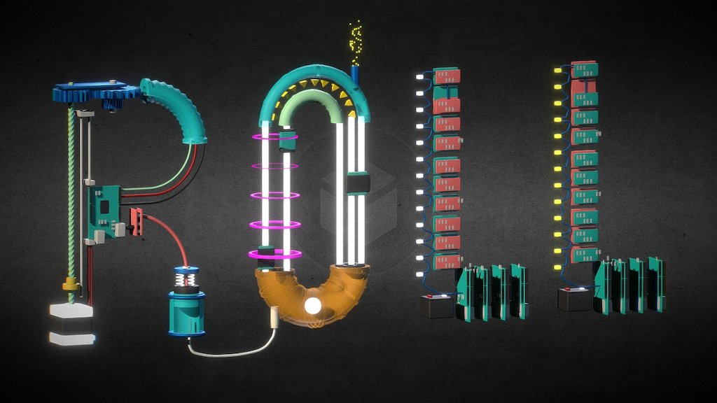 ROLL 3D - 3D model by ROLL [9fb2f5c] - Sketchfab