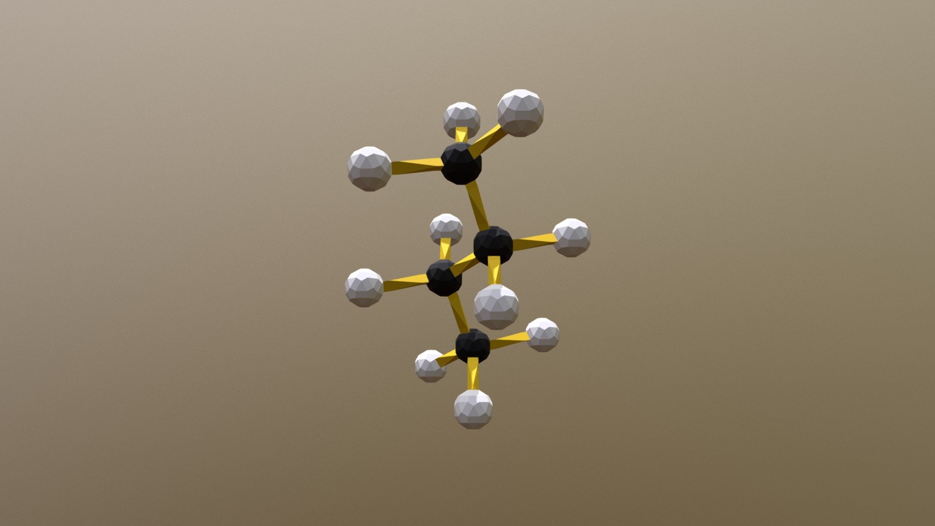 Butane - 3D model by Zometool [9fb3993] - Sketchfab