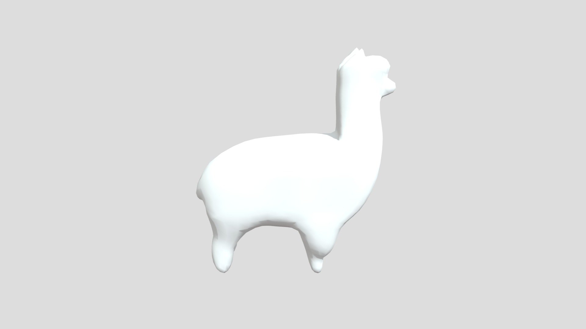 Alpaca - 3D model by WalidTB (@ScooberProjects) [9fb3e9c] - Sketchfab