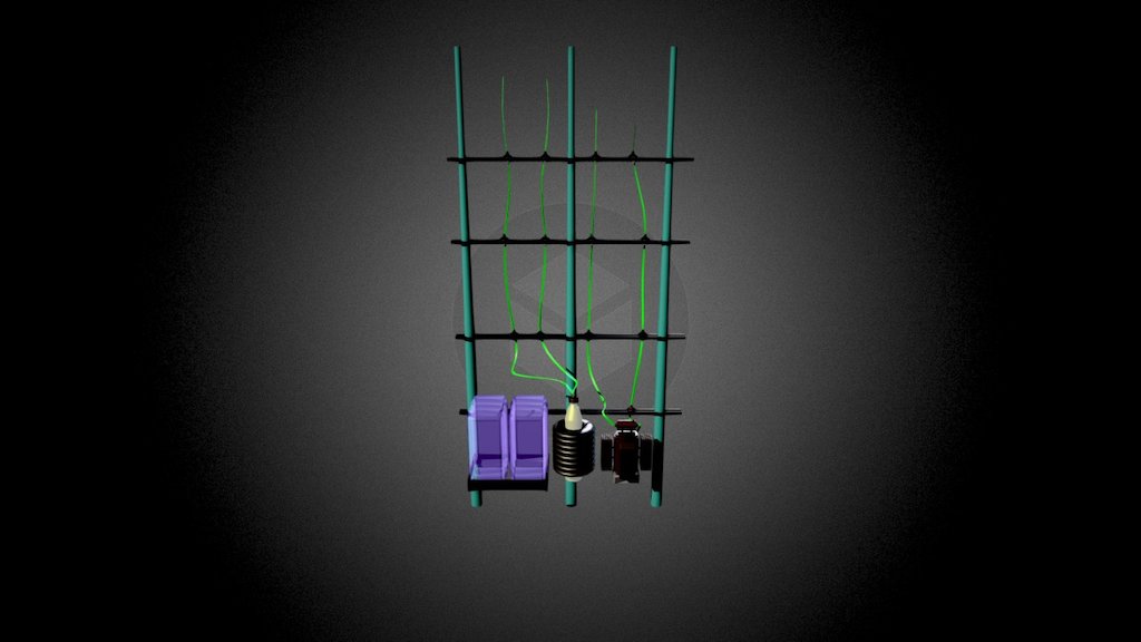 Electric Stanchion - Download Free 3D model by csaw [9fb7f55] - Sketchfab