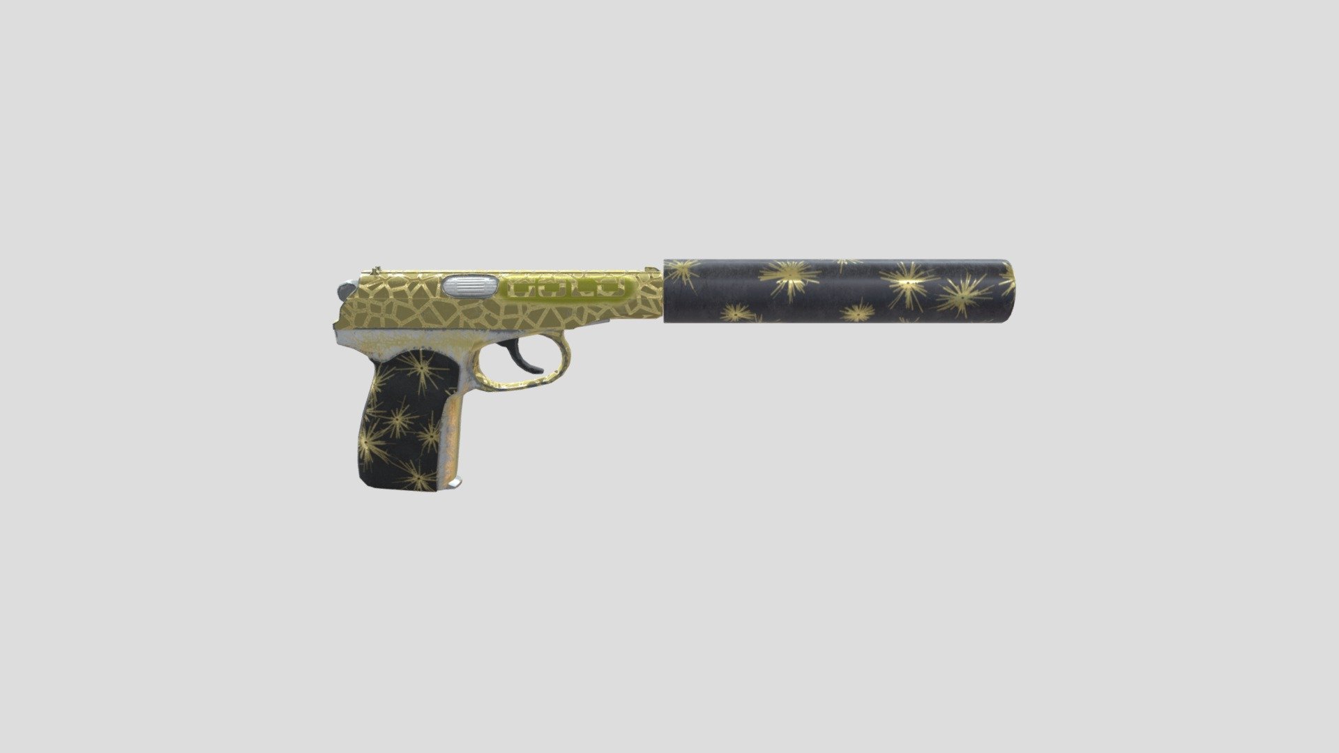 Gun 2 - 3D model by Cade (@asdfasdfasdf5) [9fb7f98] - Sketchfab