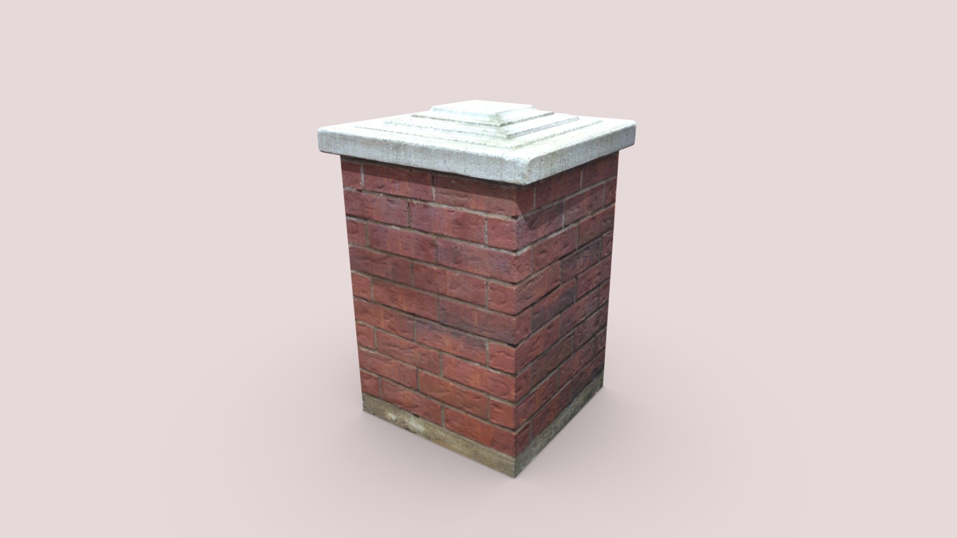 Brick Pillar - Download Free 3D model by Avot [9fb9321] - Sketchfab
