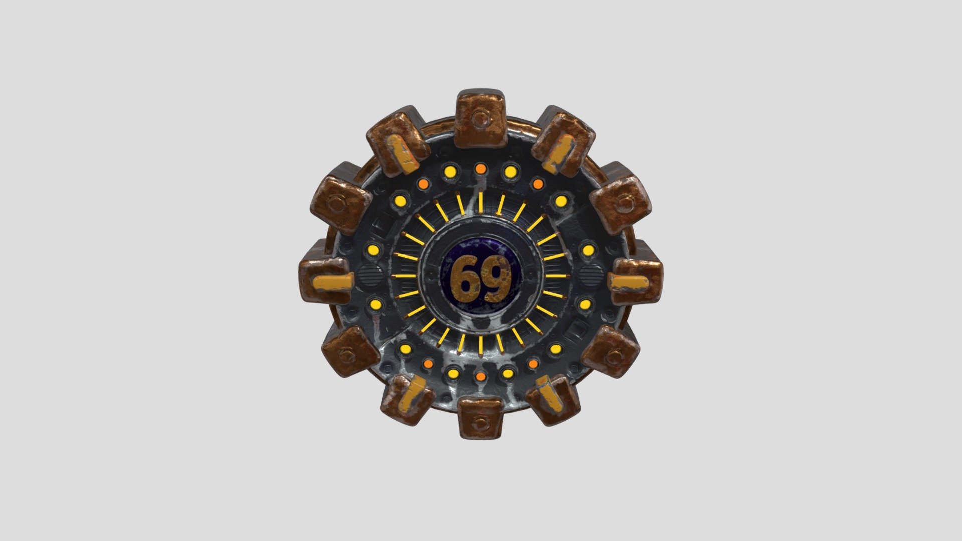 Vault Tech Door #69 - Download Free 3D model by Maxwilso [9fbb325 ...