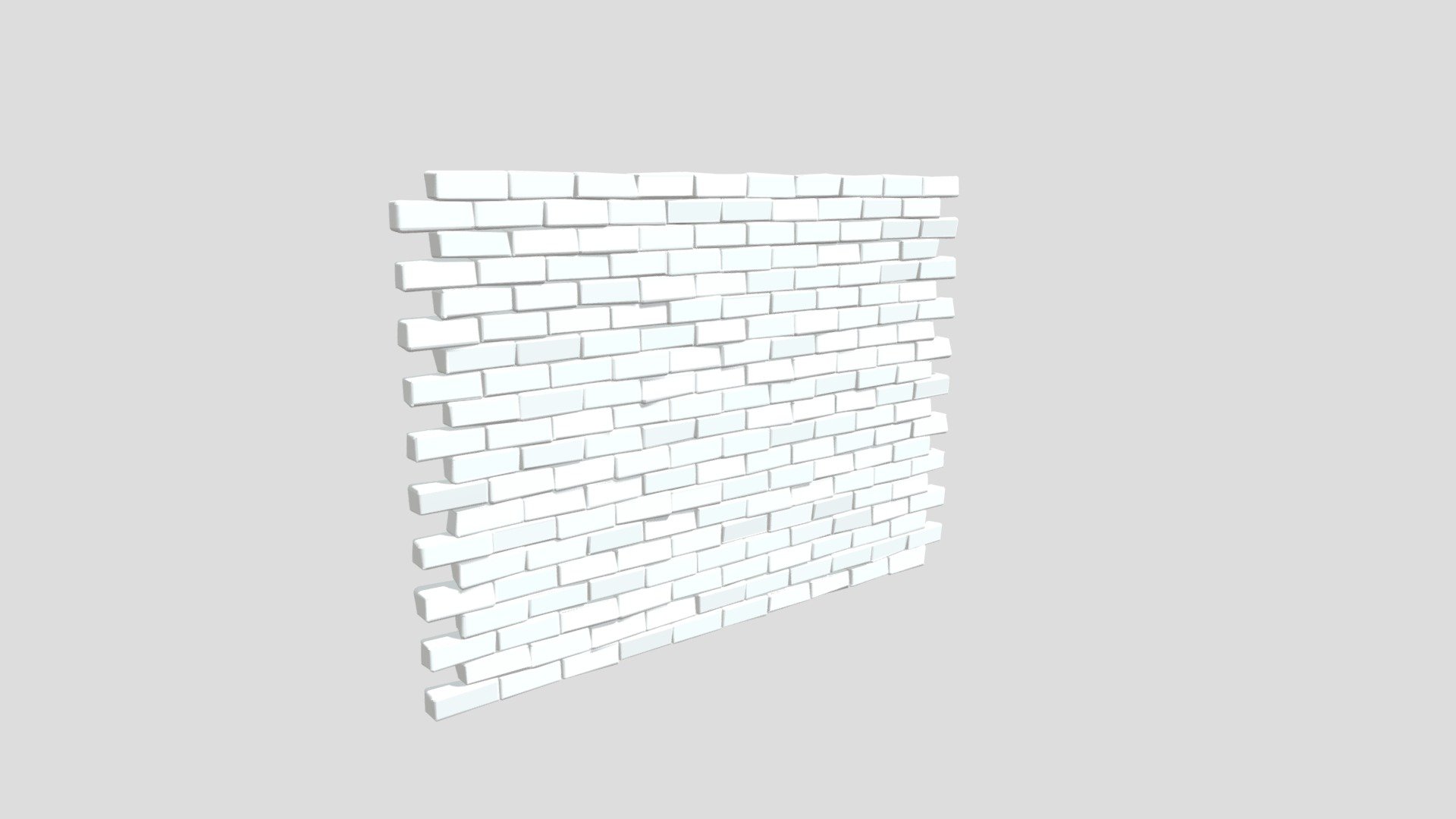 Brick wall - Download Free 3D model by I1Frost [9fbba15] - Sketchfab