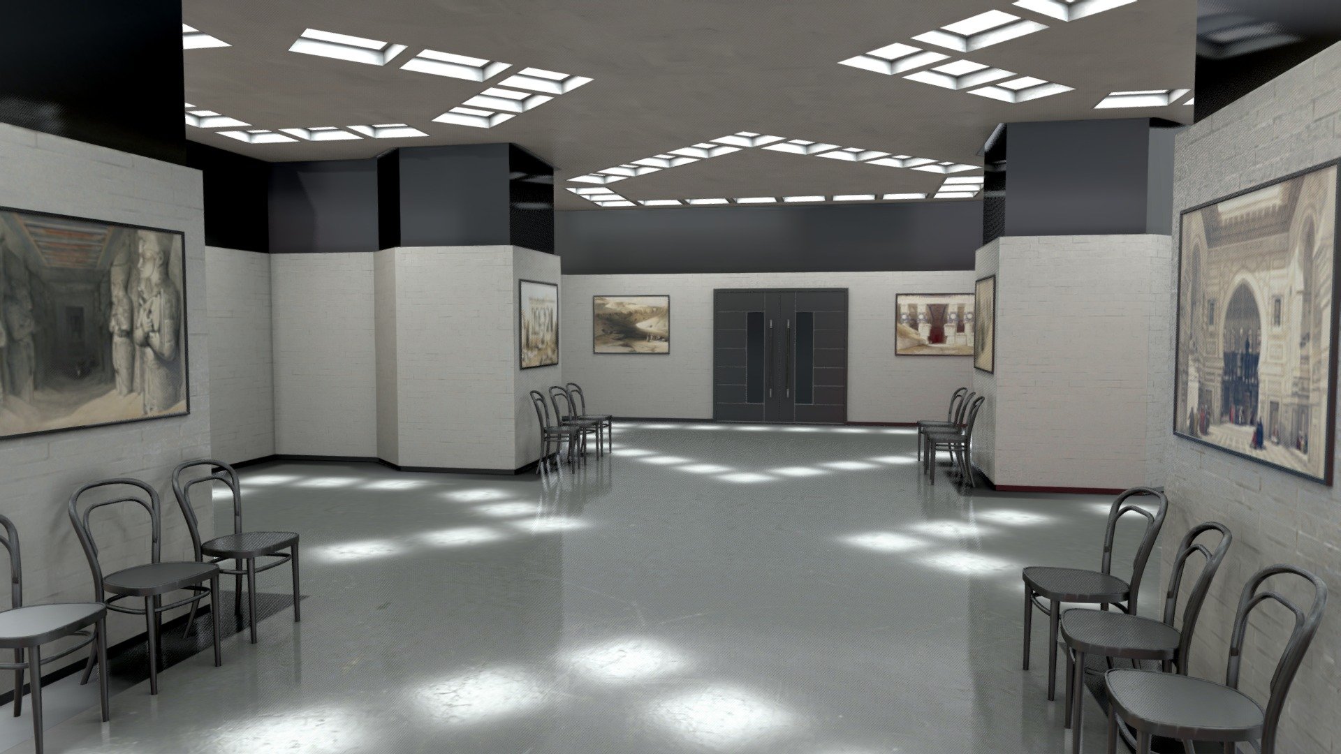 VR Art Gallery - Buy Royalty Free 3D model by Adrian Kulawik ...