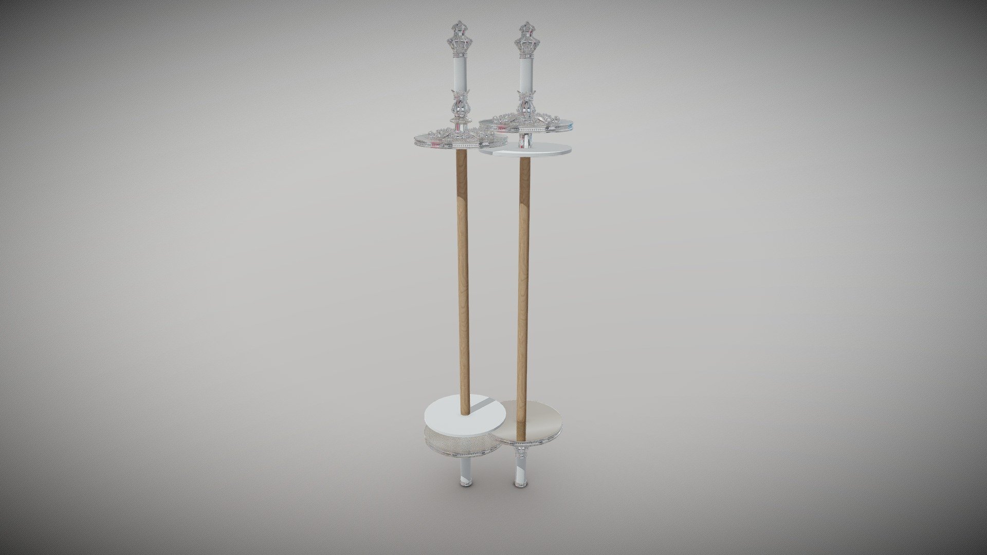 Gold Silver - 3D model by keyrenderings [9fbc294] - Sketchfab