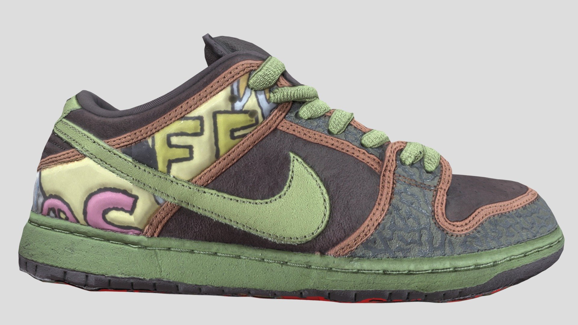 Nike SB dunk - Download Free 3D model by SRUSH651 2th☑ surreal rush ...
