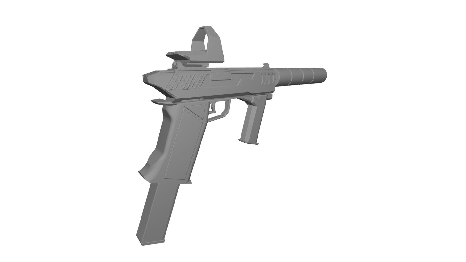 Handgun Mk1 - Download Free 3D model by artkis2000 [9fbde2a] - Sketchfab