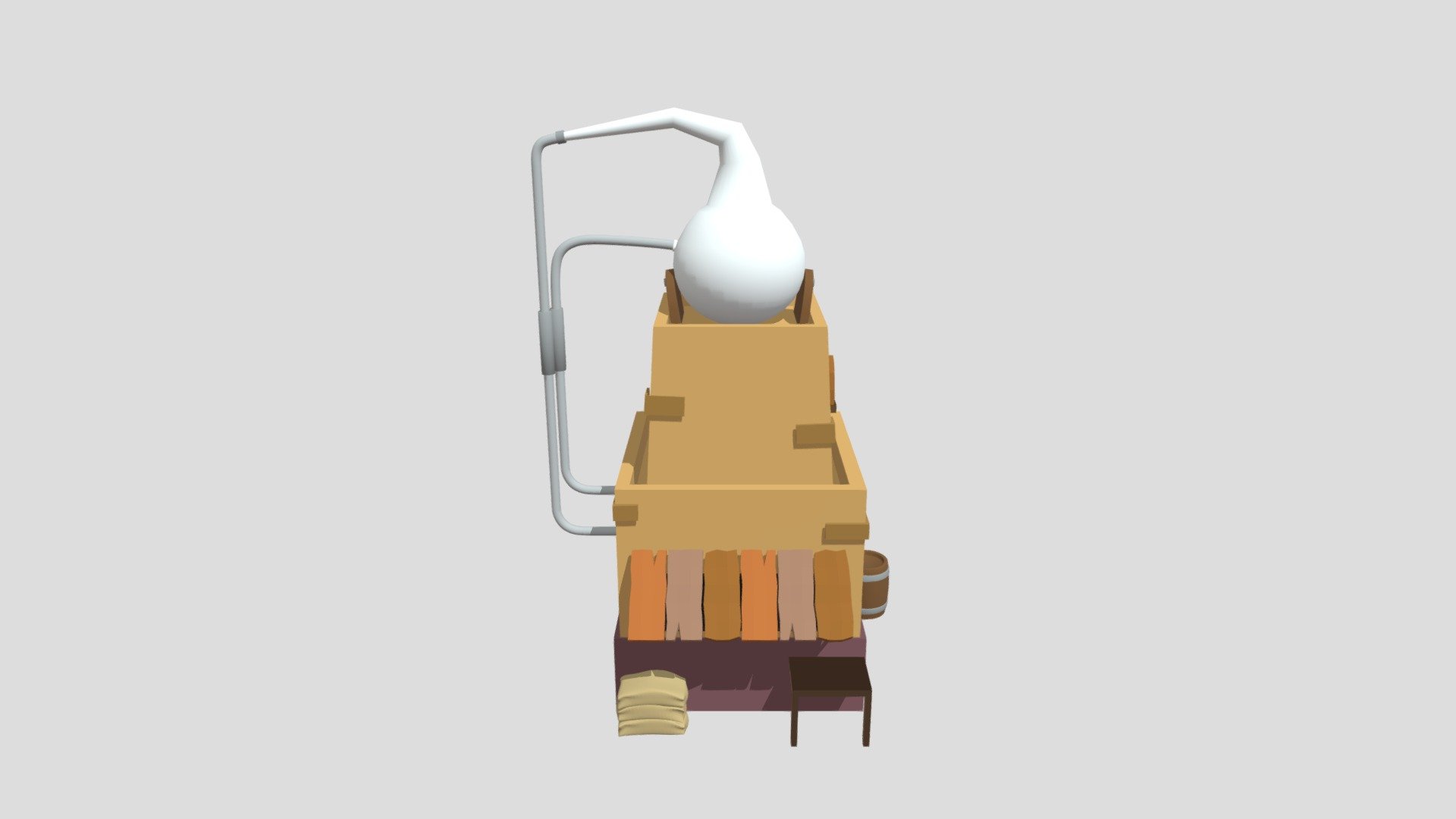 Alchemy Building 1 - 3D model by makoyism [9fbe407] - Sketchfab