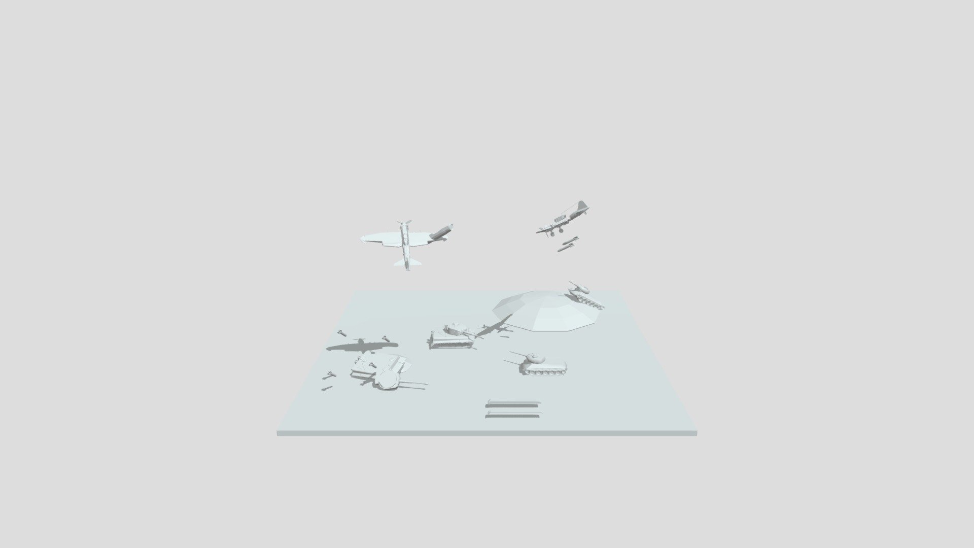 Diorama Lowpoly - 3D model by ogylandy.yespagambetov [9fbe6f2] - Sketchfab