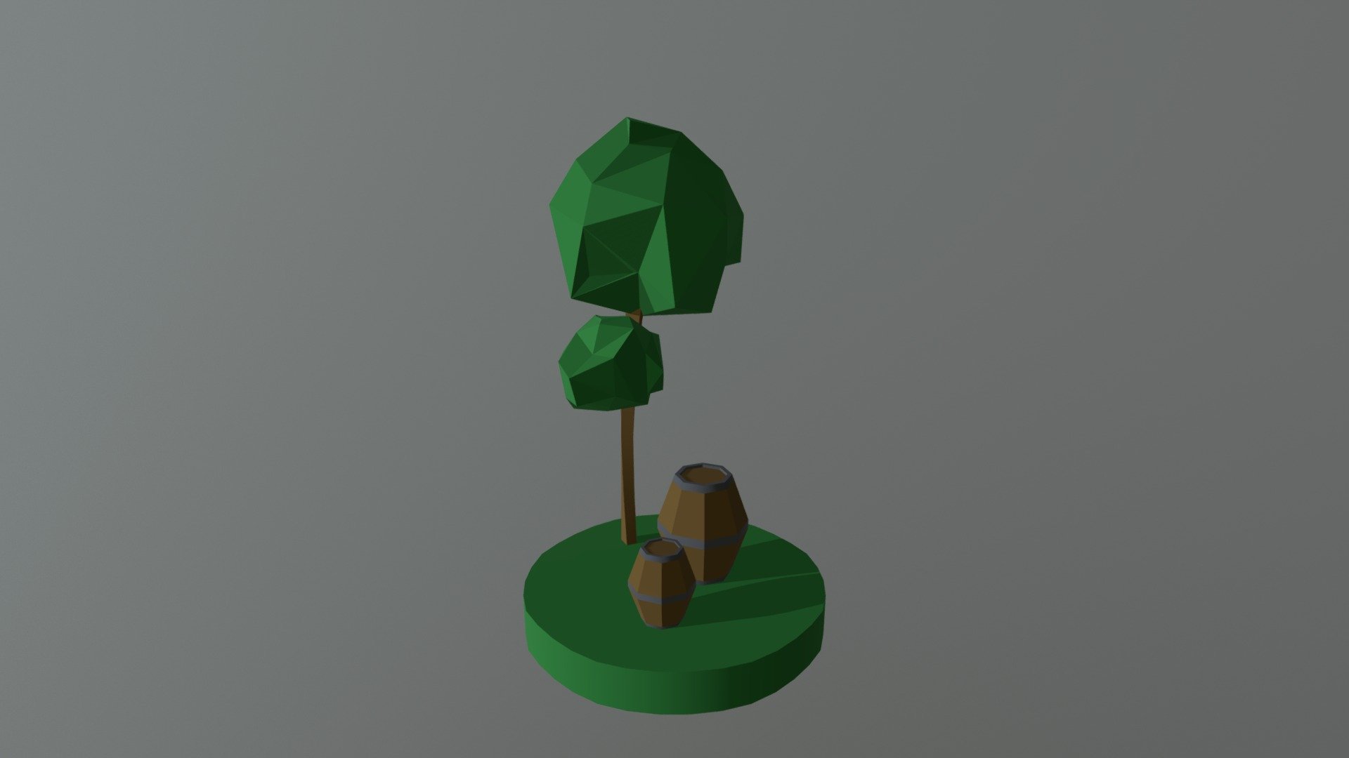 Tree Scene - 3D model by nadjai8 [9fbeffe] - Sketchfab