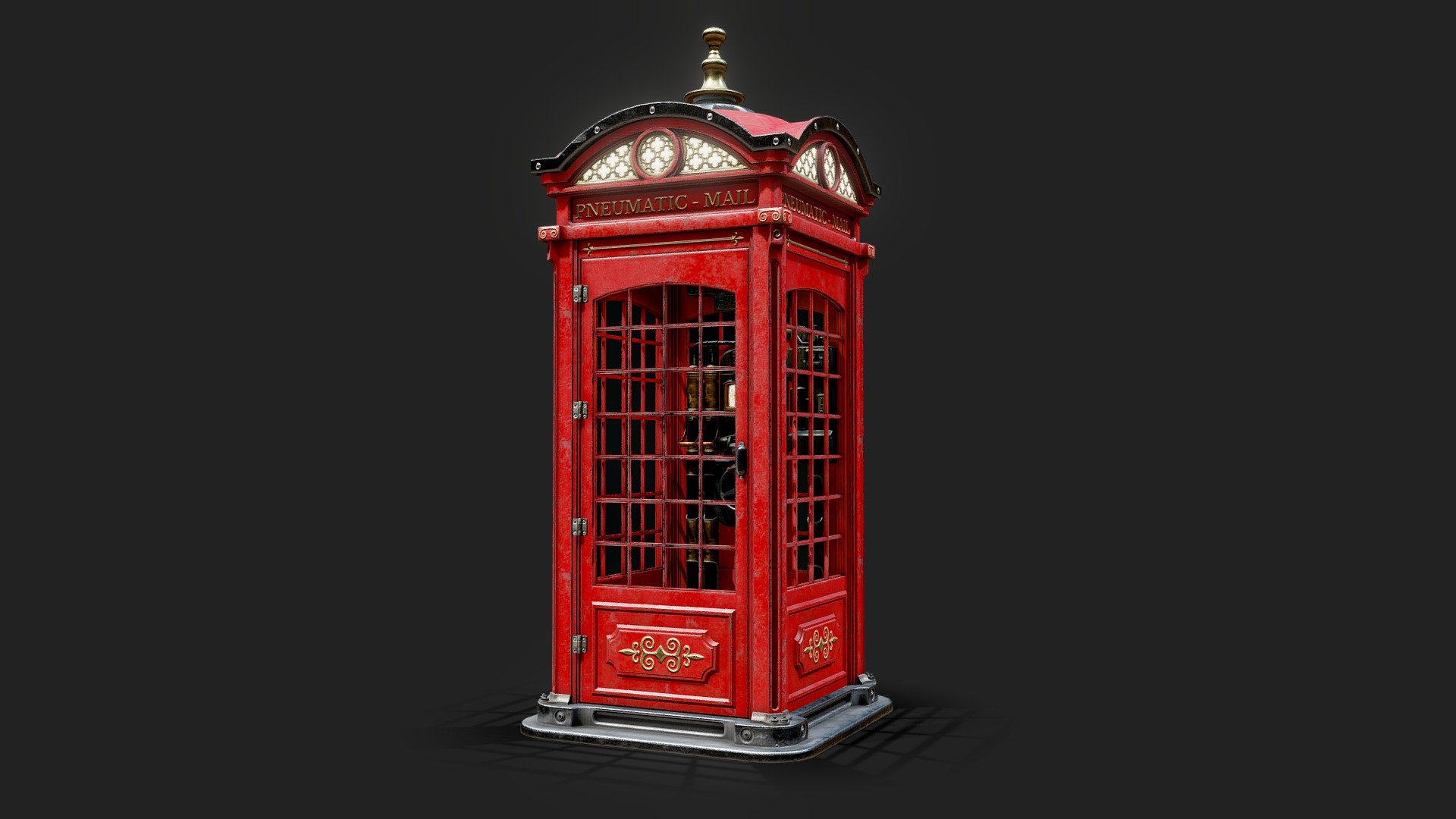Pneumatic Dispatch Booth - 3D model by Valentin Winkelmann ...