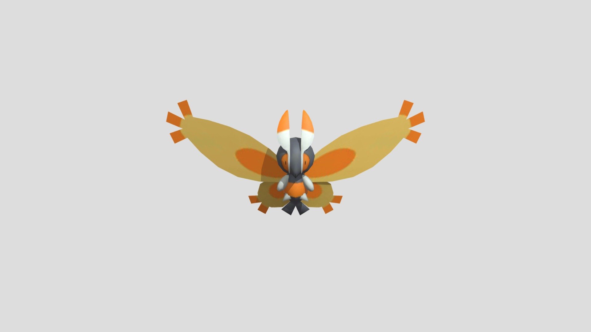 Mothim - Download Free 3D model by nguyenlouis32 [9fc2adb] - Sketchfab