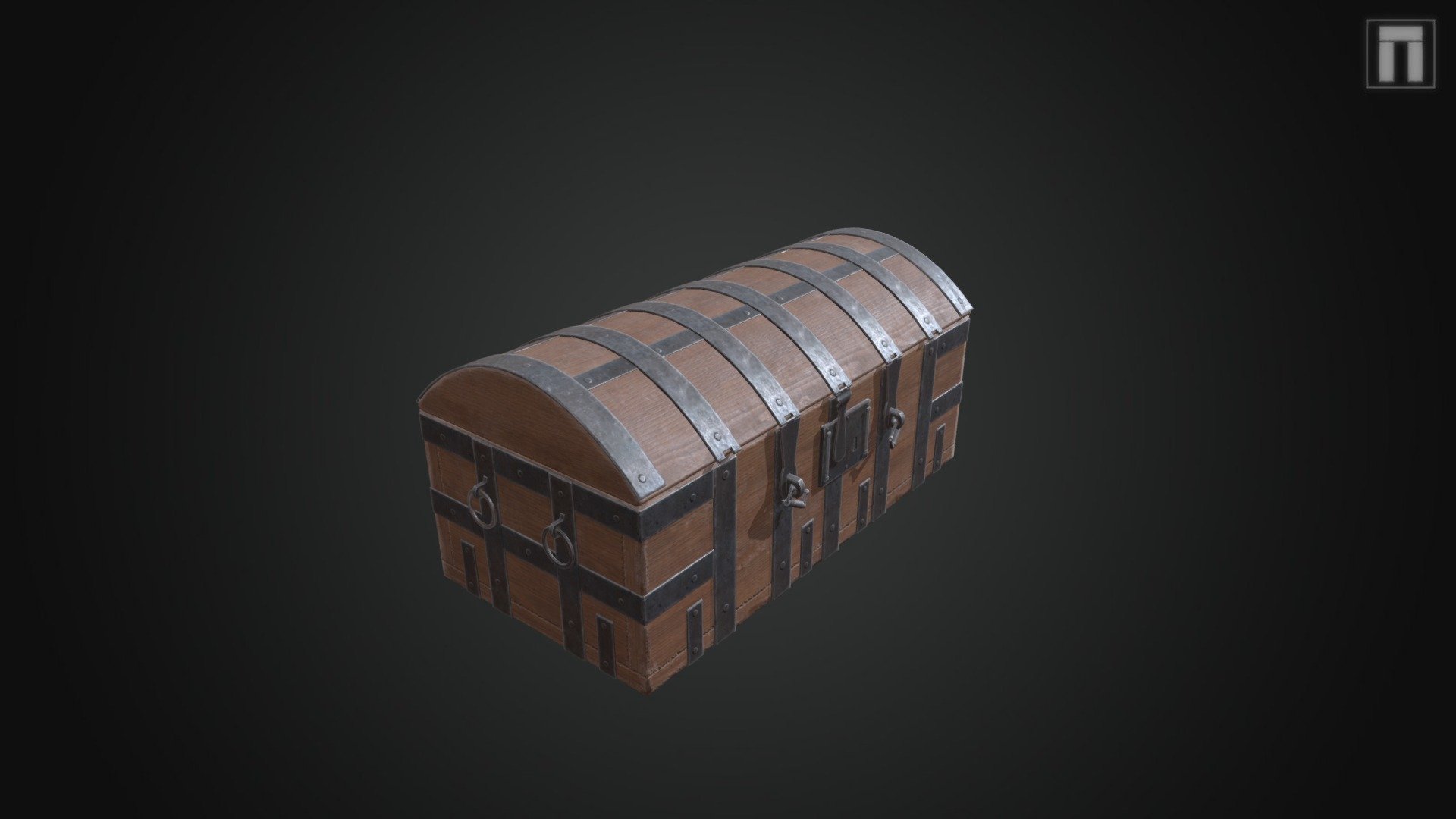 Medieval Chest with locks - 3D model by Wessex Archaeology ...