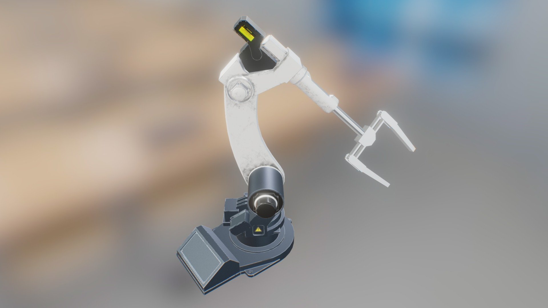 Industrial Robot Arm - 3D model by Nonakesh [9fc79a6] - Sketchfab