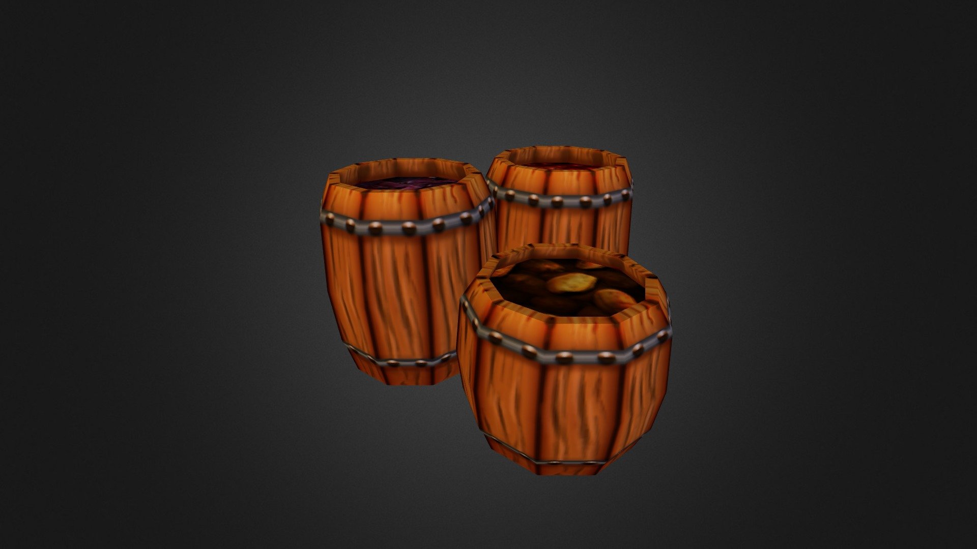 Cask - 3D model by Hong-JiaChen [9fc7e8a] - Sketchfab