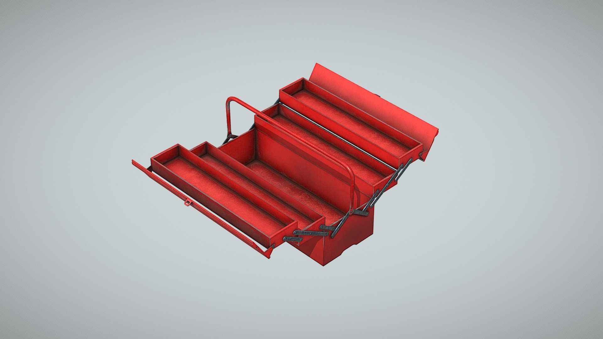 Metal Cantilever Tool Box Open - Buy Royalty Free 3D model by Outlier ...