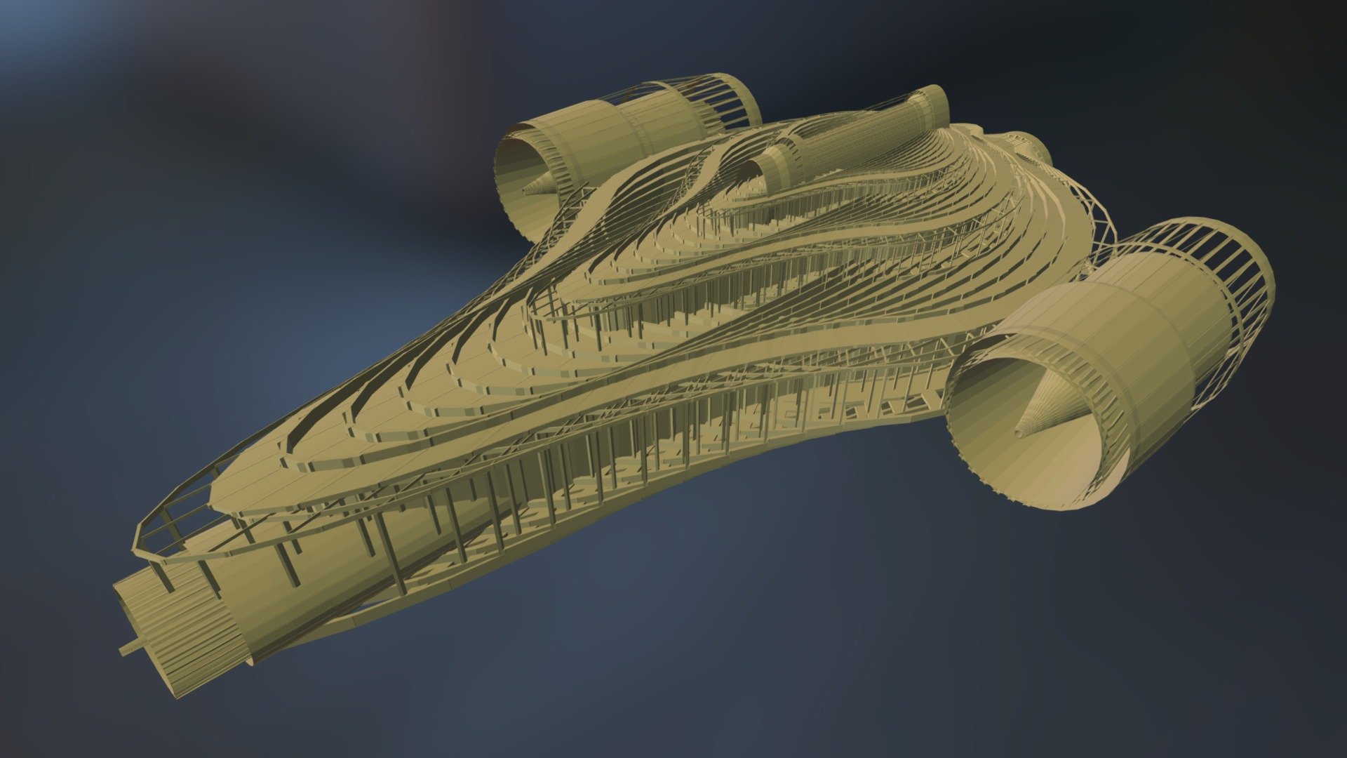 Space Ship 1 - Download Free 3D model by kronpano [9fc8e5c] - Sketchfab