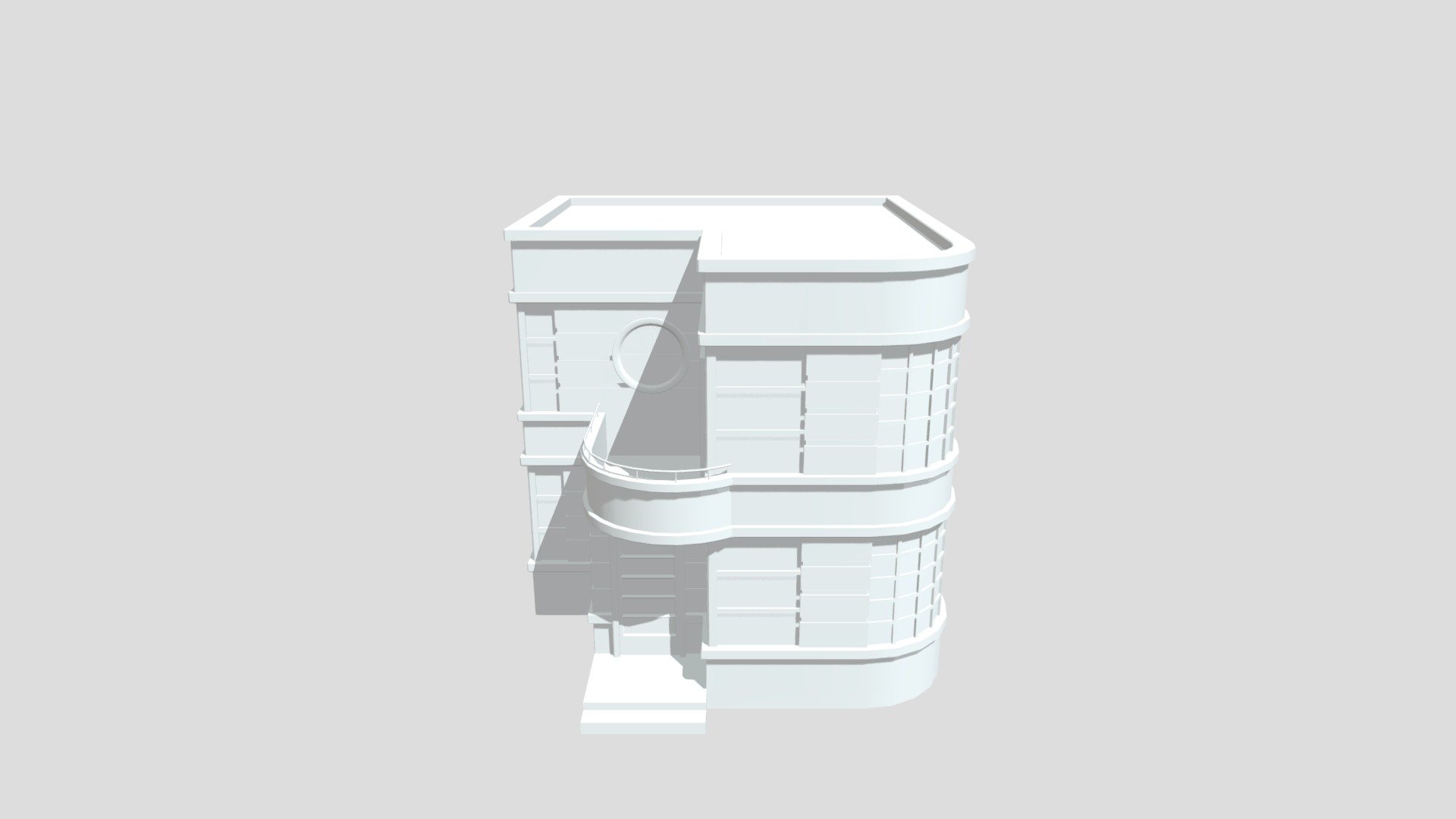 House of Streamline moderne style - 3D model by Alexey.Zarudnyy ...