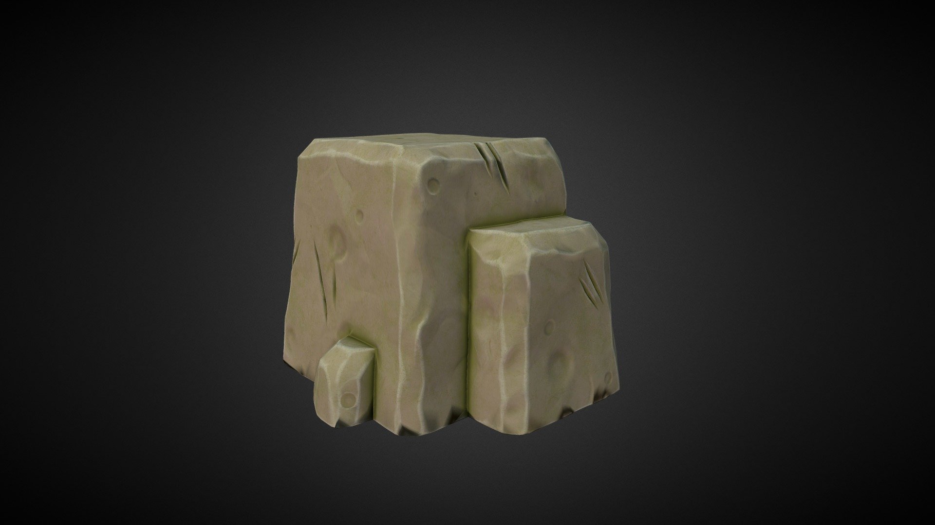 Stylized rock - 3D model by Gosha_dibenko [9fcbca2] - Sketchfab