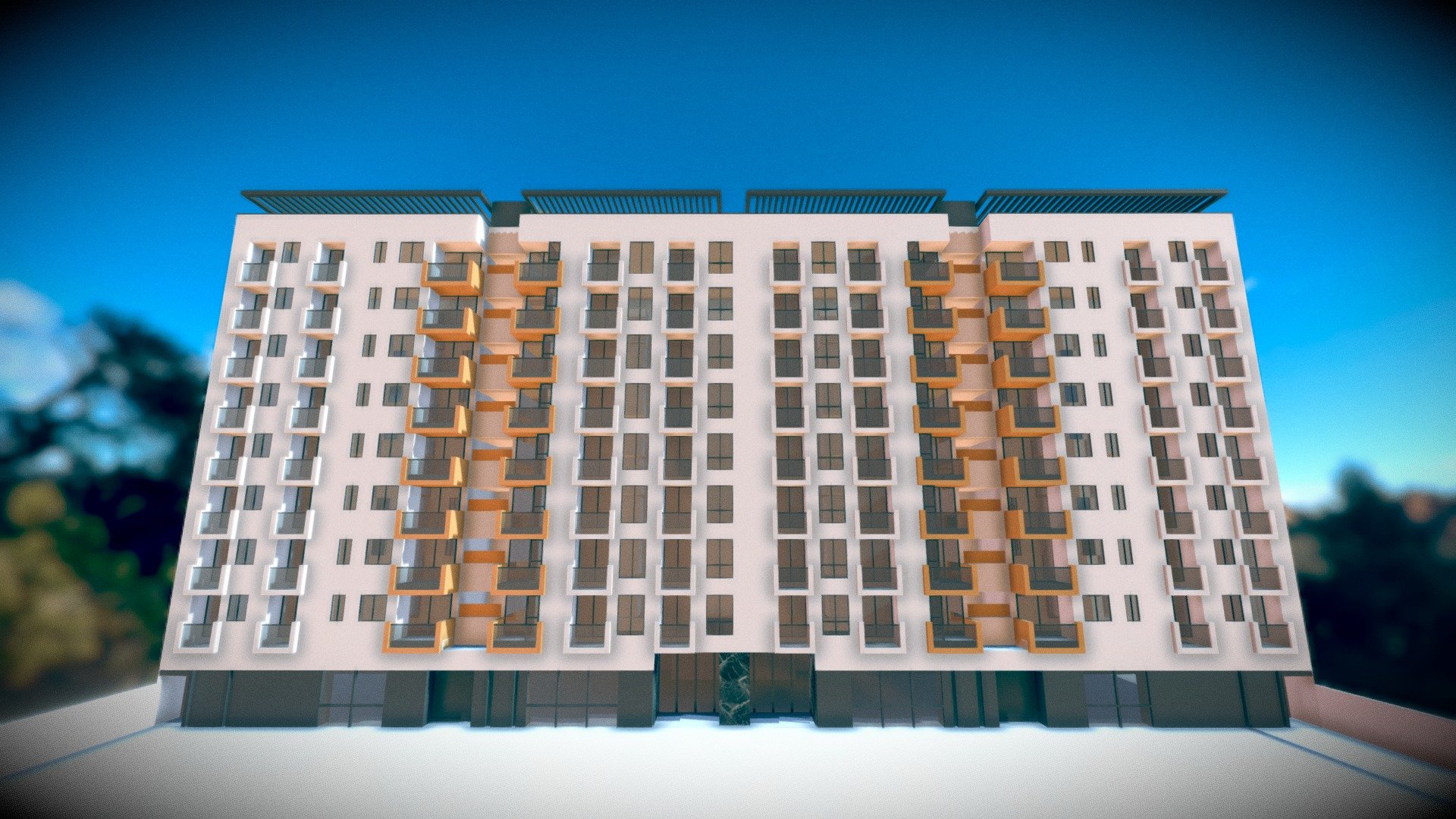 Building - Download Free 3D model by Ahmad Riazi (@ahmadriazi) [9fcc158 ...