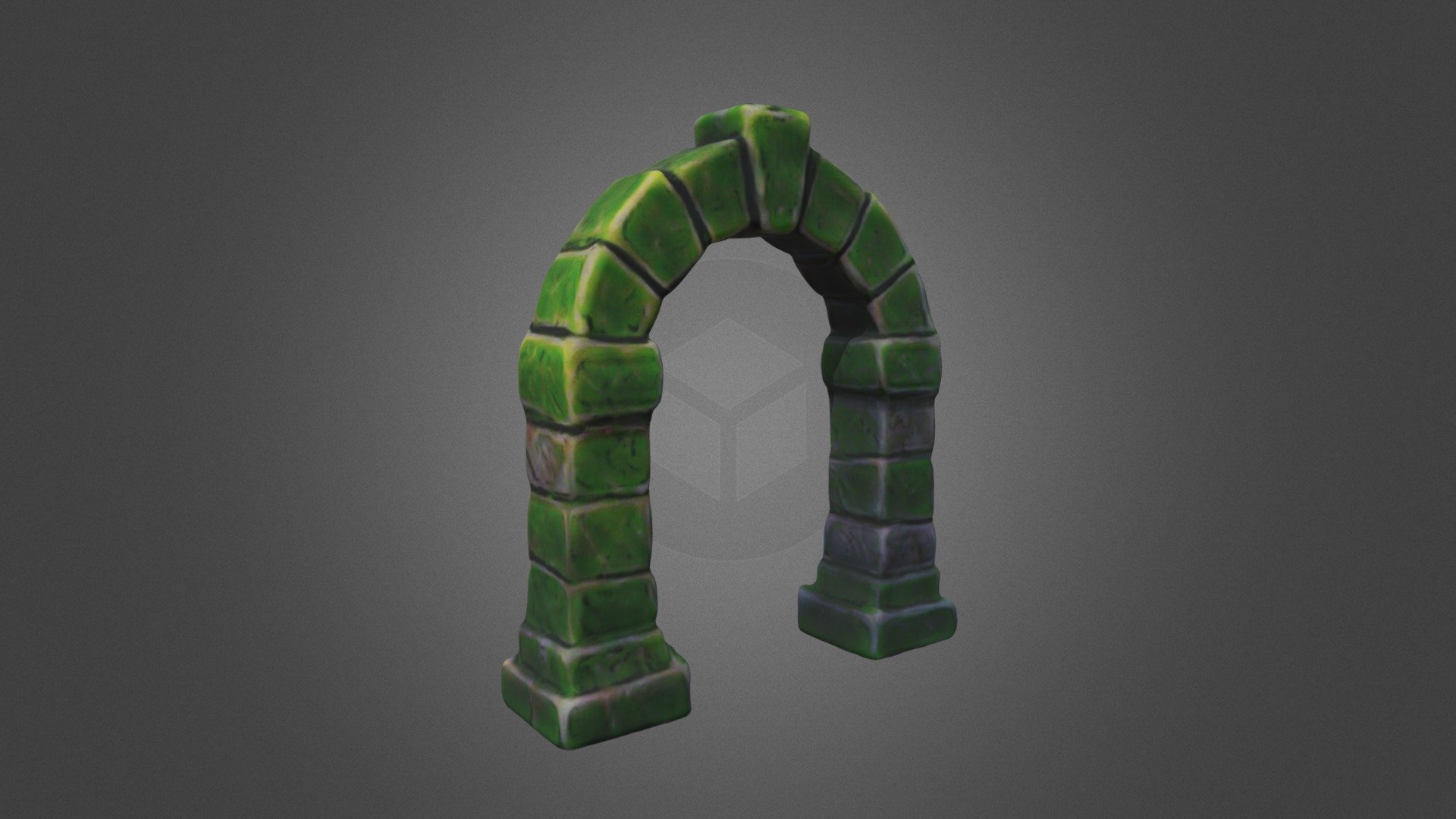stylized low poly stone arch - Buy Royalty Free 3D model by ...