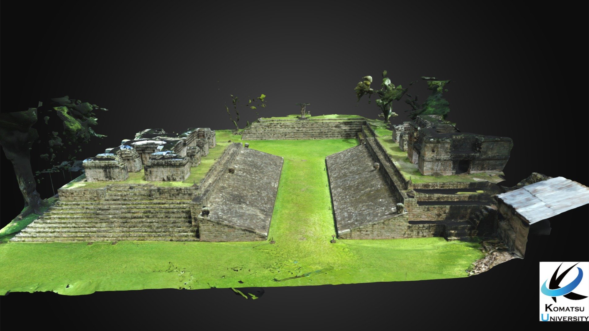 Ball Court, Copan, Honduras - Download Free 3D model by komatsu.ngas ...