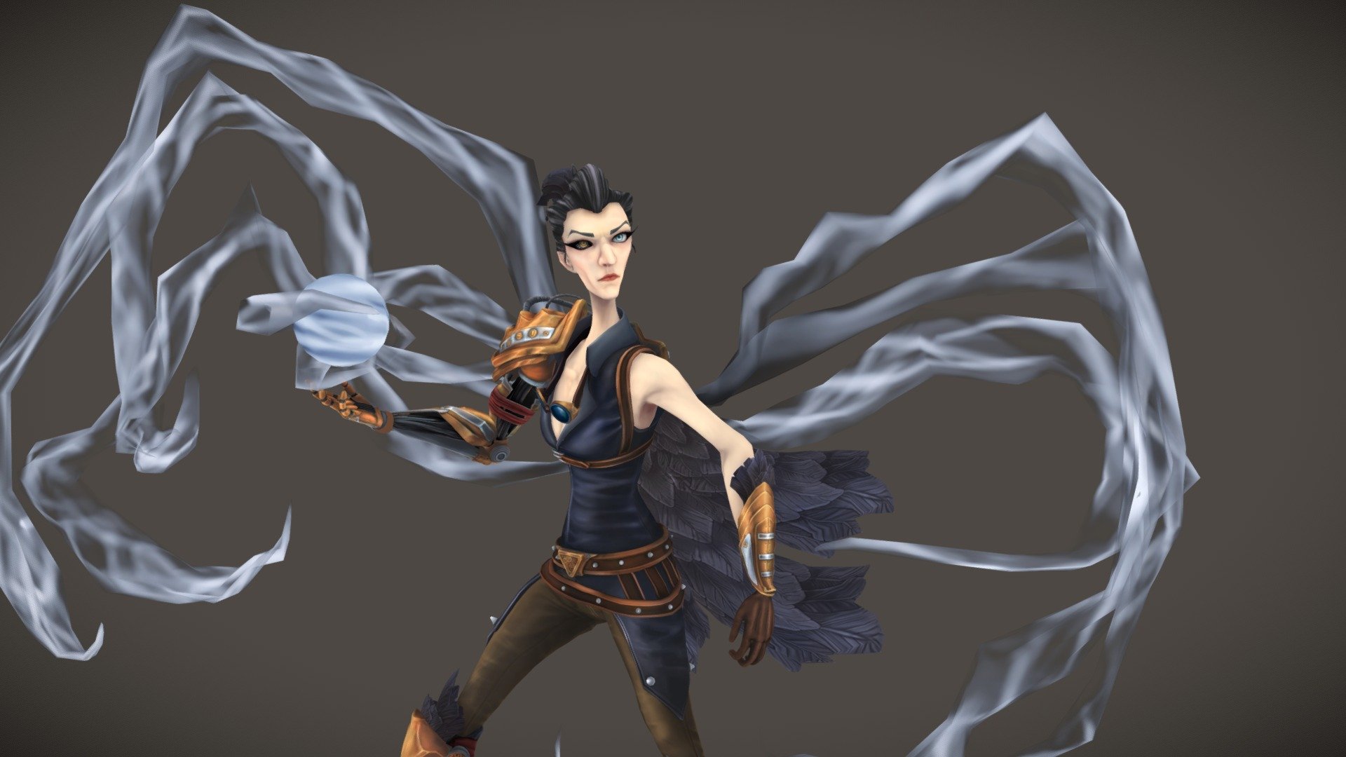 Krow - 3D model by Chi Nguyen (@Chi.Nguyen) [9fcfb4a] - Sketchfab