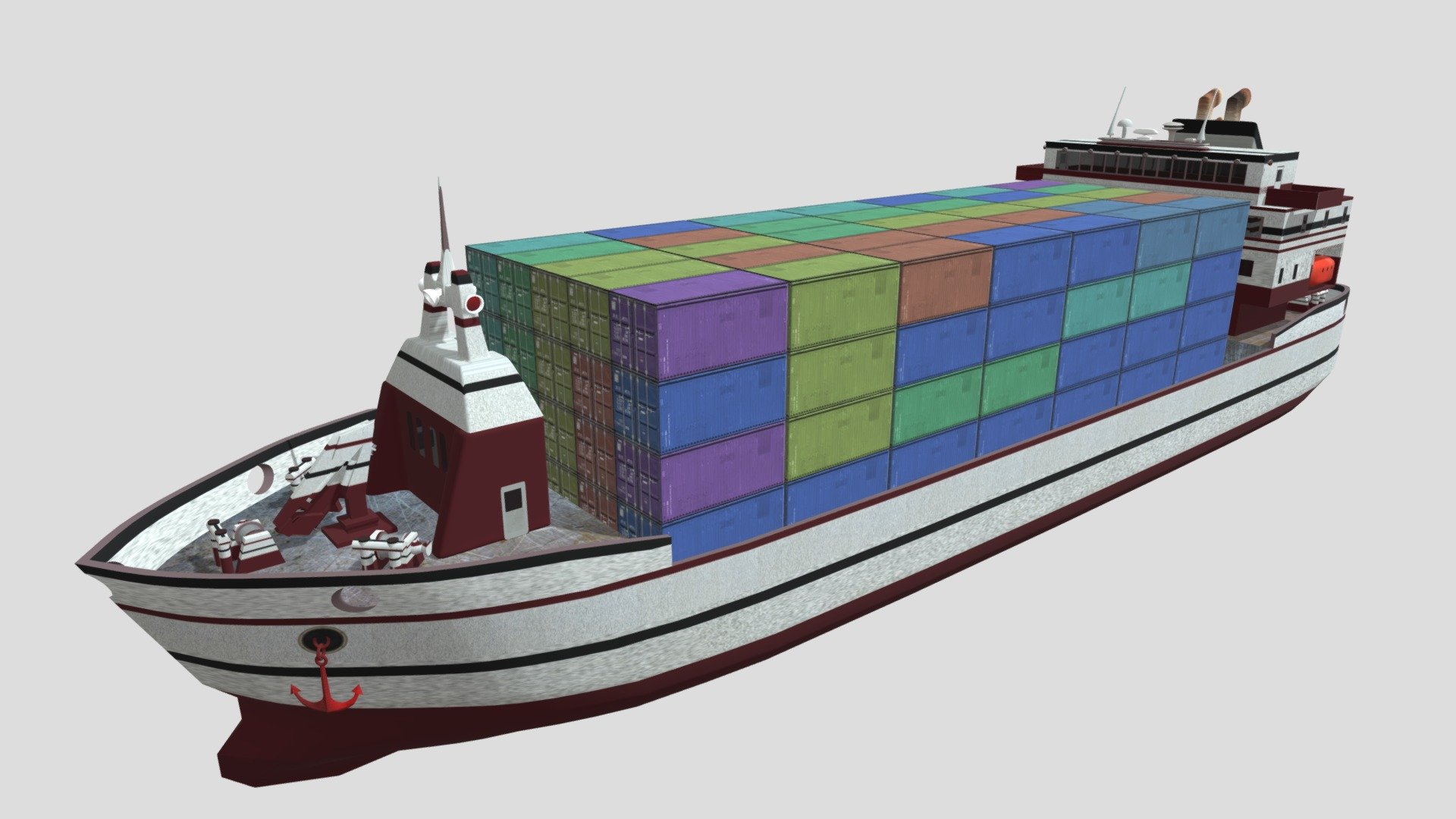 Cargo Ship 06 - Download Free 3D model by gogiart (@agt14032013 ...